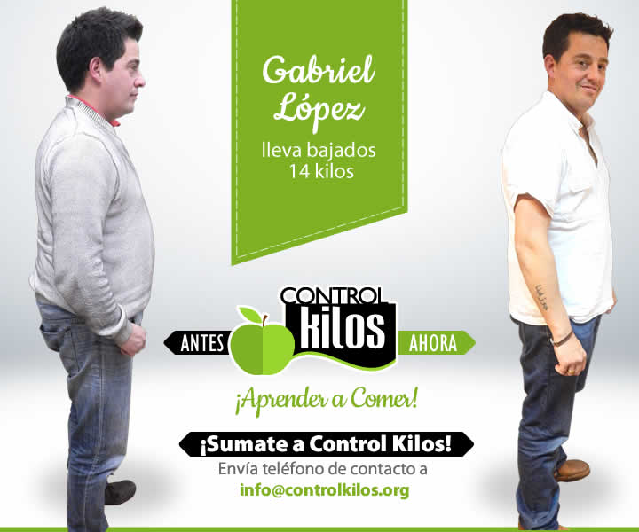 Gabriel López lleva bajados 14 kilos – Control Kilos